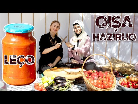 Leço hazırlanması (qışa hazırlıq)