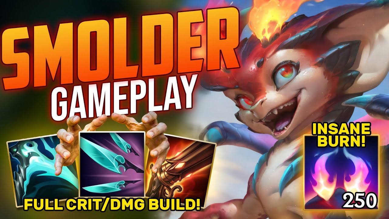 TRYING THE ADORABLE NEW CHAMP SMOLDER! | League of Legends - YouTube