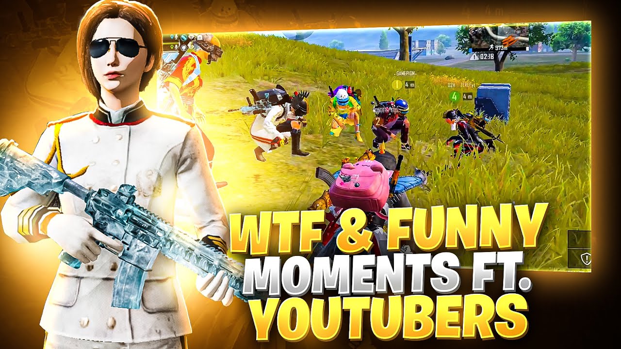Funny And WTF moments FT. 4 Funny Youtubers | Pubg Mobile | FYME TWEETY ...