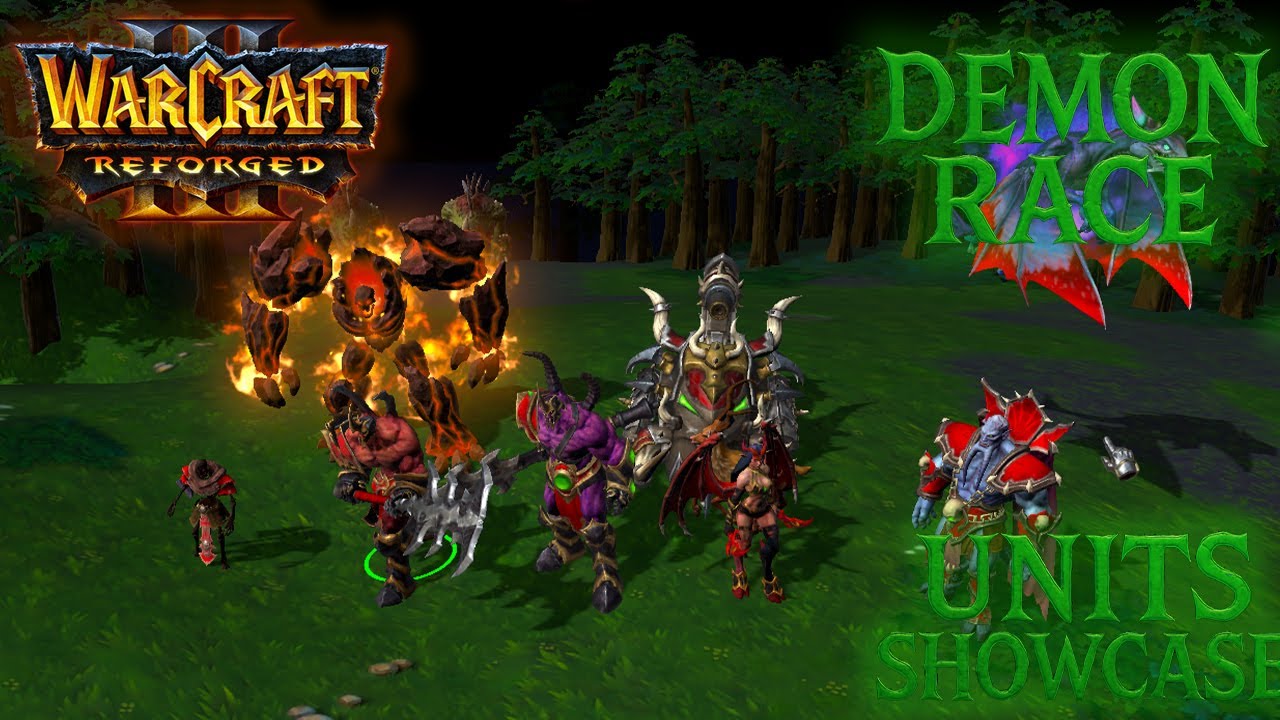 Demon Race Army Showcase – Units & Abilities Explained | Warcraft 3 Reforged - YouTube