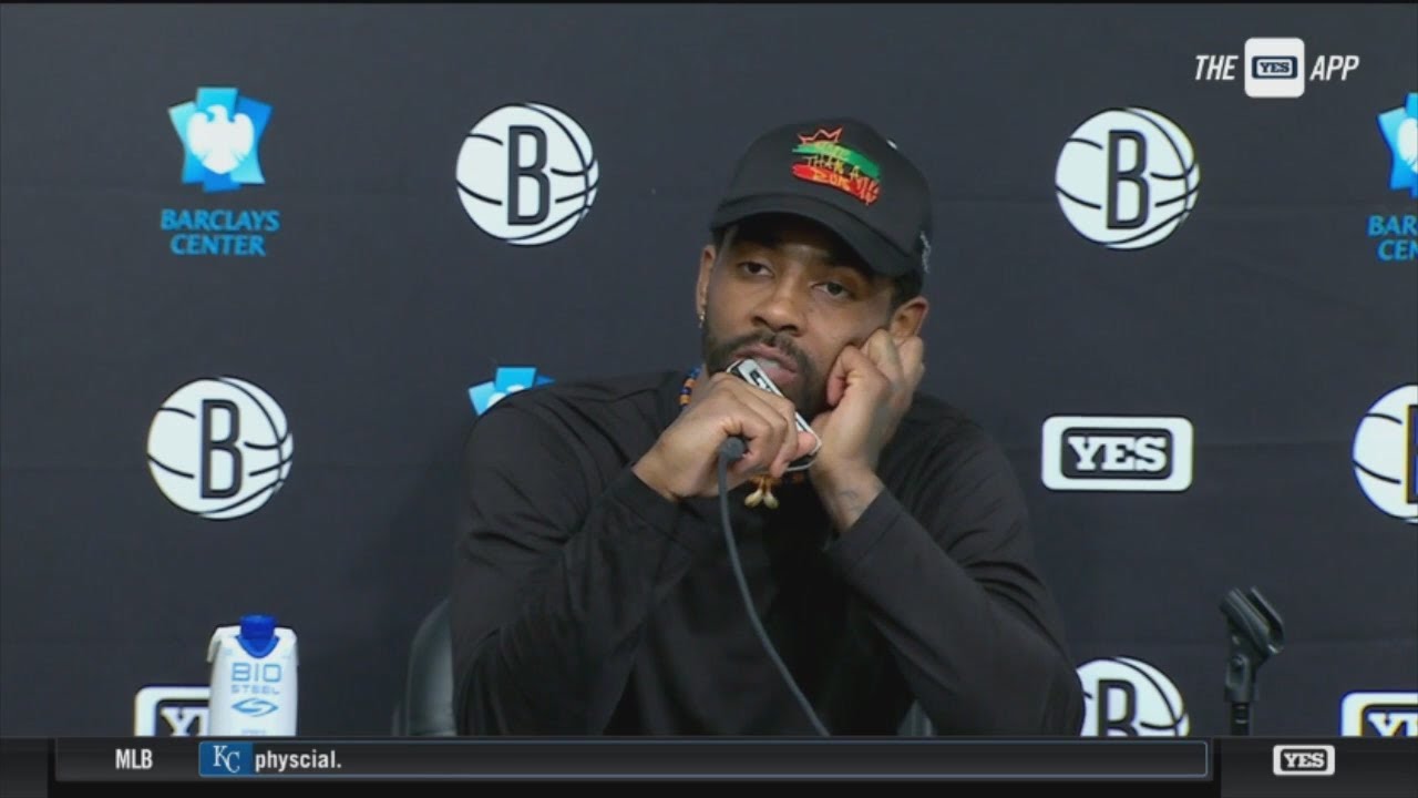 Kyrie Irving Postgame Interview | Brooklyn Nets dominate Los Angeles ...