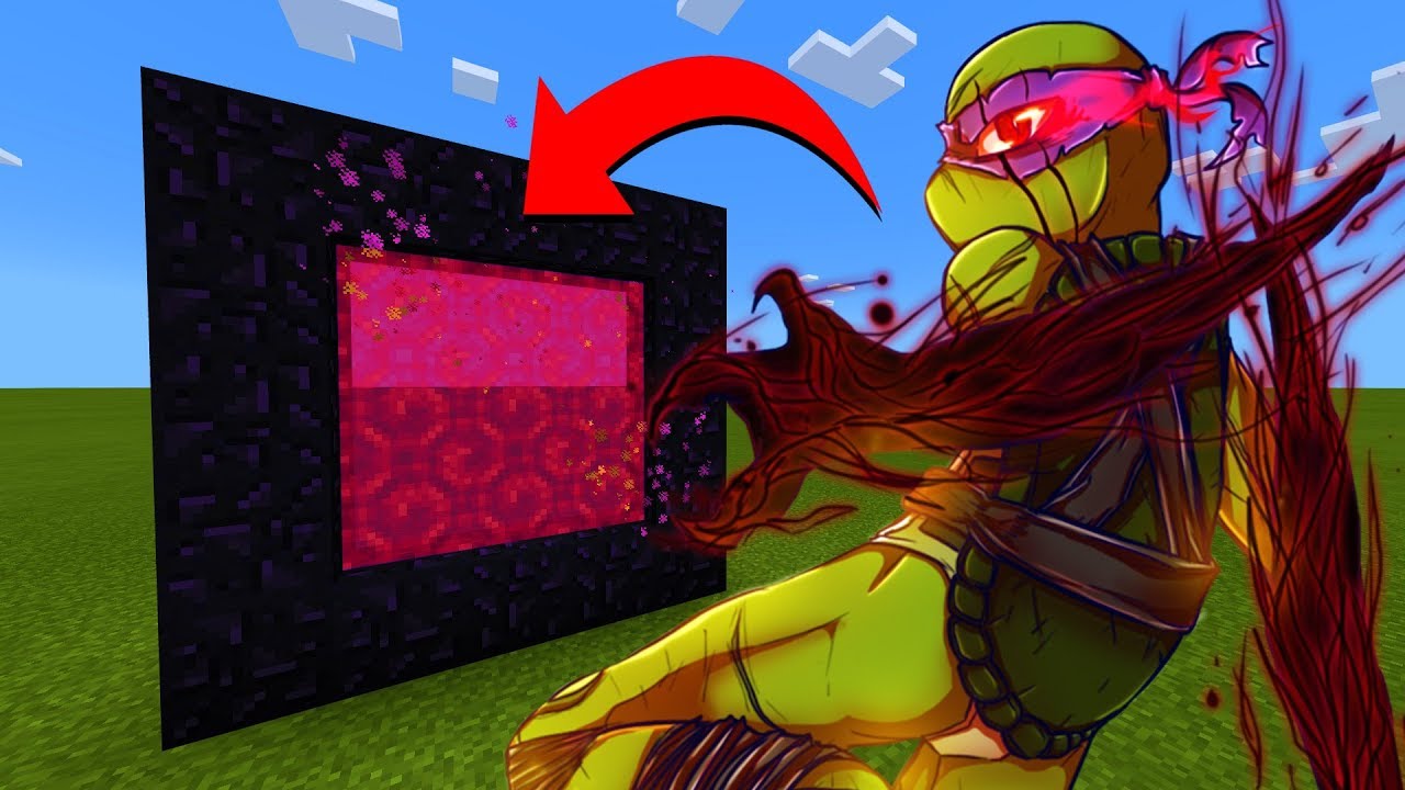 How To Make A Portal To The TMNT.exe Dimension in Minecraft! - YouTube