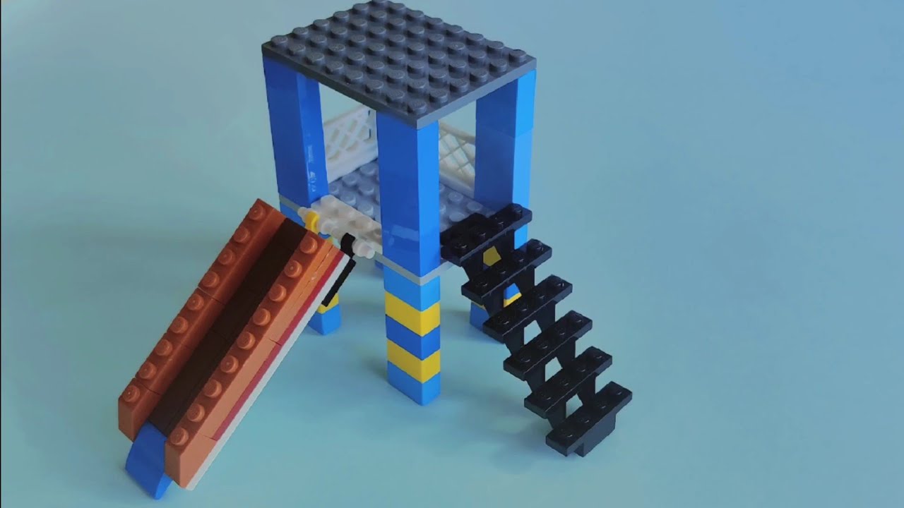 how to build a slide out of lego #lego build #lego - YouTube