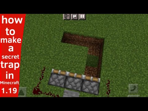 How to Make a secret trap in Minecraft 1.19 - YouTube