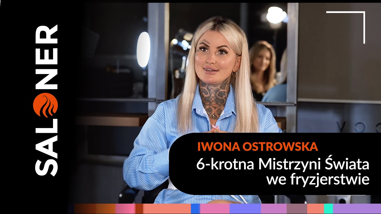 Iwona Ostrowska - 6-krotna Mistrzyni Świata we fryzjerstwie - YouTube