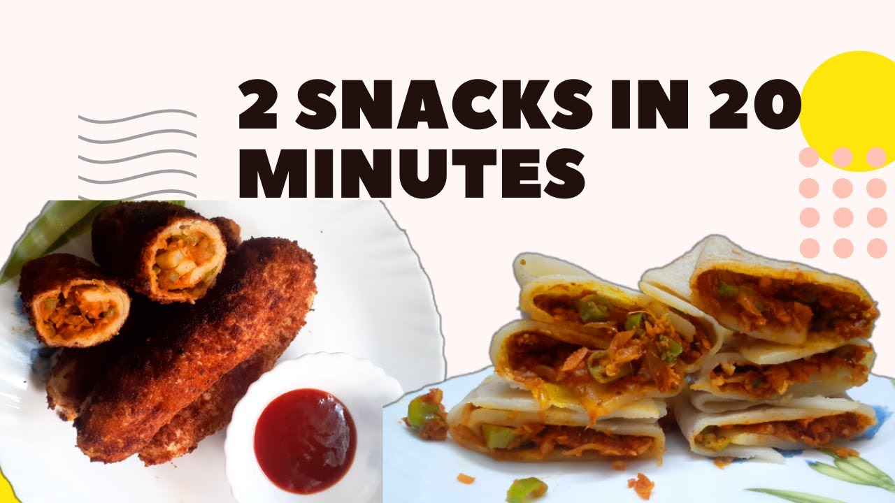 How To Make 2 Snacks In 20 Minutes | Vlog 5 - YouTube