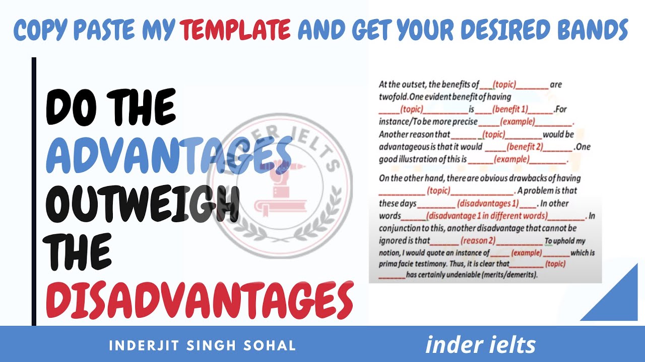 IELTS Essay Template | Do the advantages outweigh disadvantages | GT ...