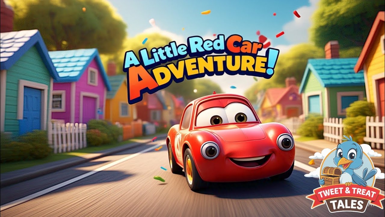 A Little Red Car Adventure | Pixar-Style 3D Animated Short for Kids ...