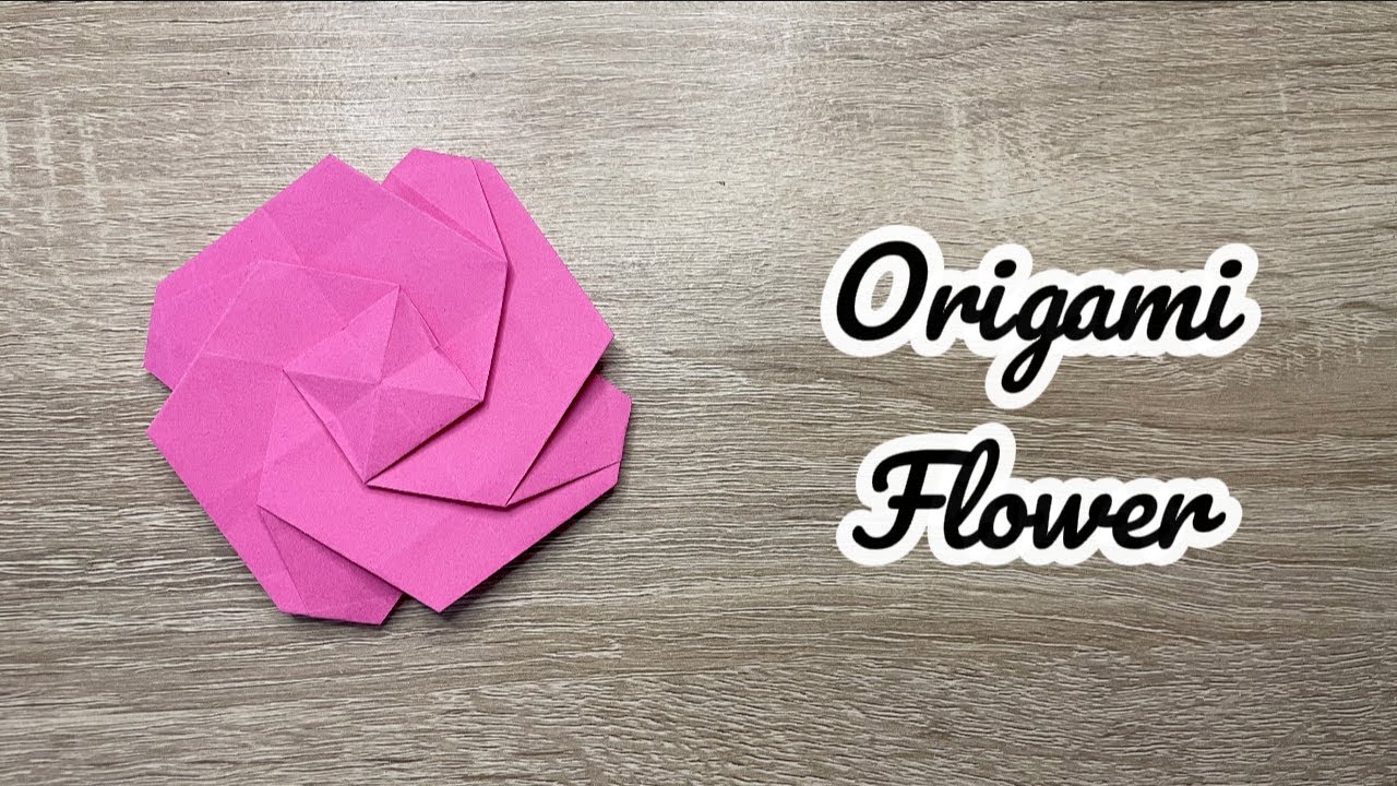 Easy Origami Flower | DIY Paper Flower - YouTube