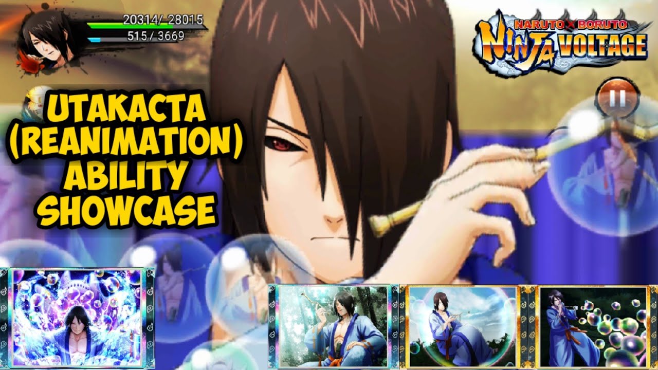 Utakata (Reanimation) Ability Showcase | Naruto X Boruto Ninja Voltage ...