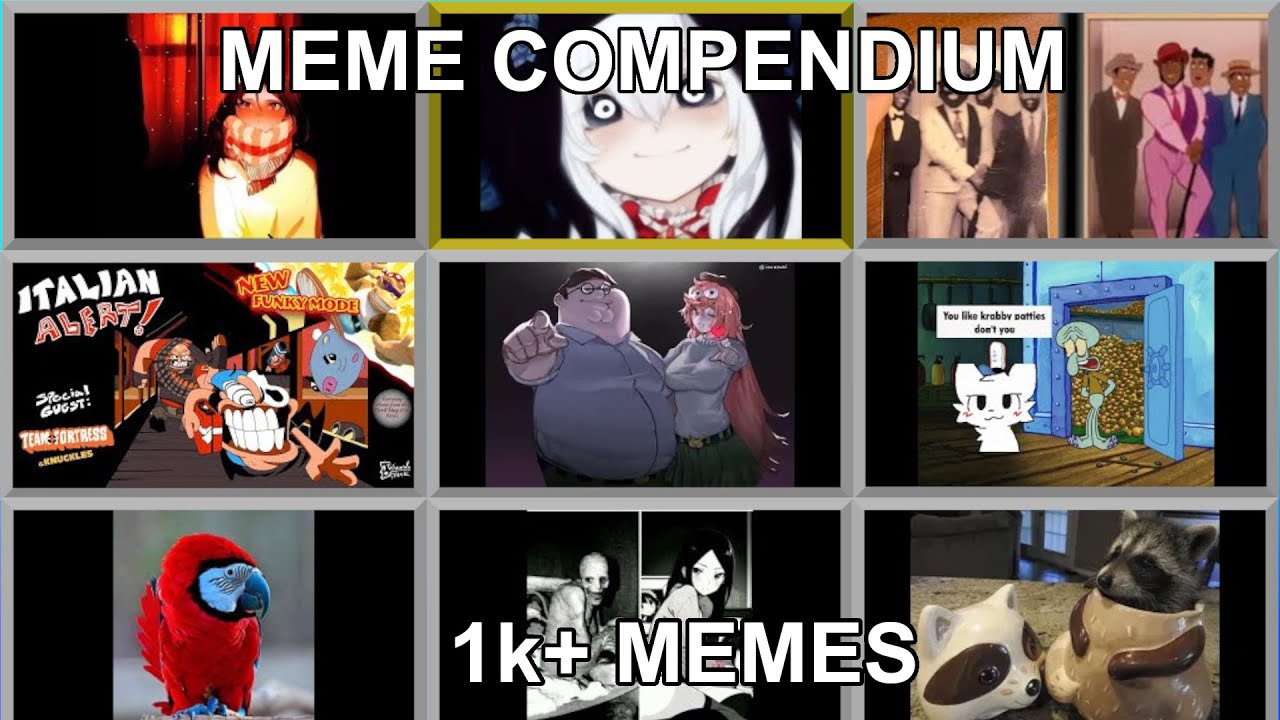 Meme Compendium! [vol.1] (The meme SUPERCUT, 10k sub Special!) - YouTube