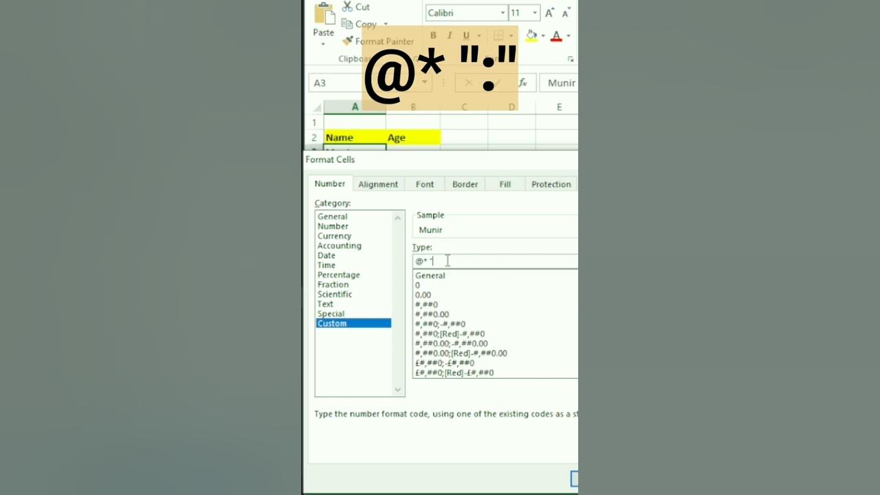 Custom Formatting In Excel Short Shorts Excel Exceltips Excelworld Youtube 