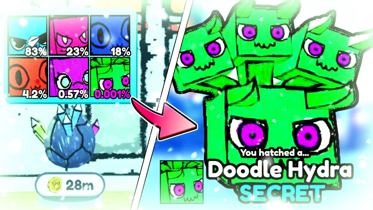 OMG! 🐲🥳 I GOT 1ST *SECRET DOODLE HYDRA* IN NEW CANDY EVENT!!! (Pet ...