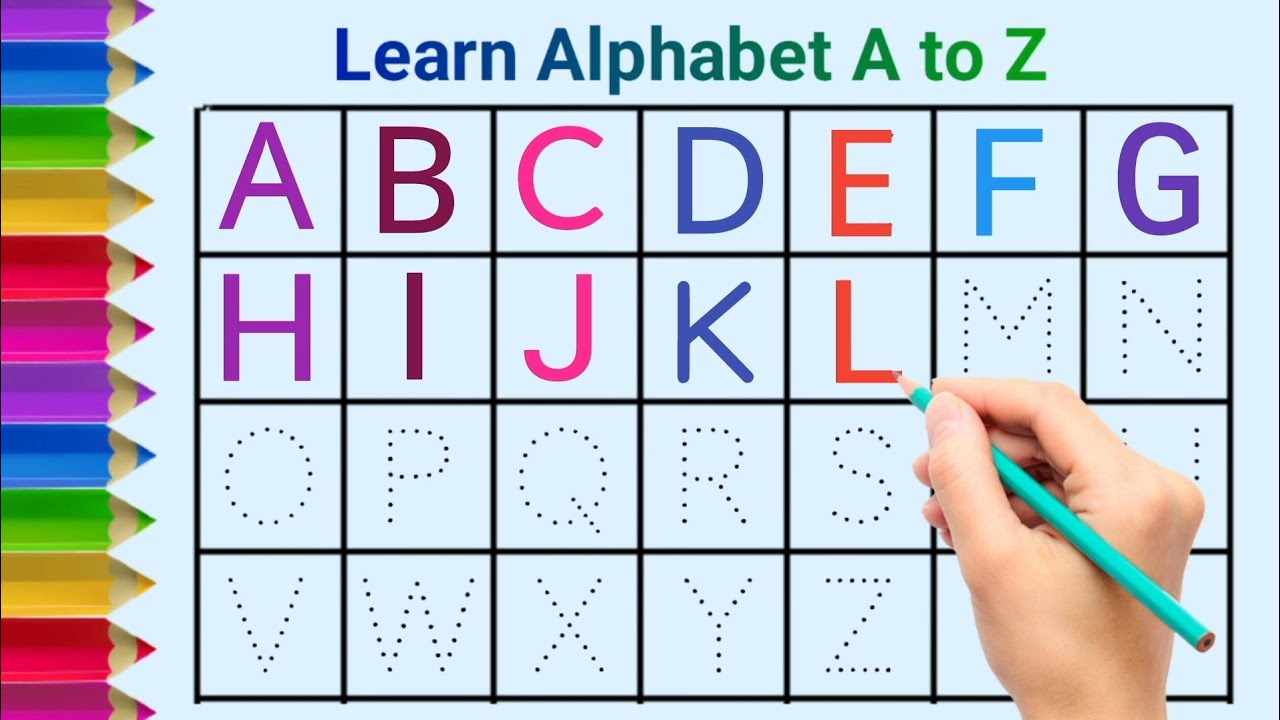 Alphabet song | Read and Write TheAlphabet | A - Z| Learn English | ABC ...
