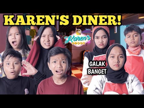 PERGI KE KAREN'S DINER SUMPAH GALAK BANGET KARYAWAN NYA - YouTube