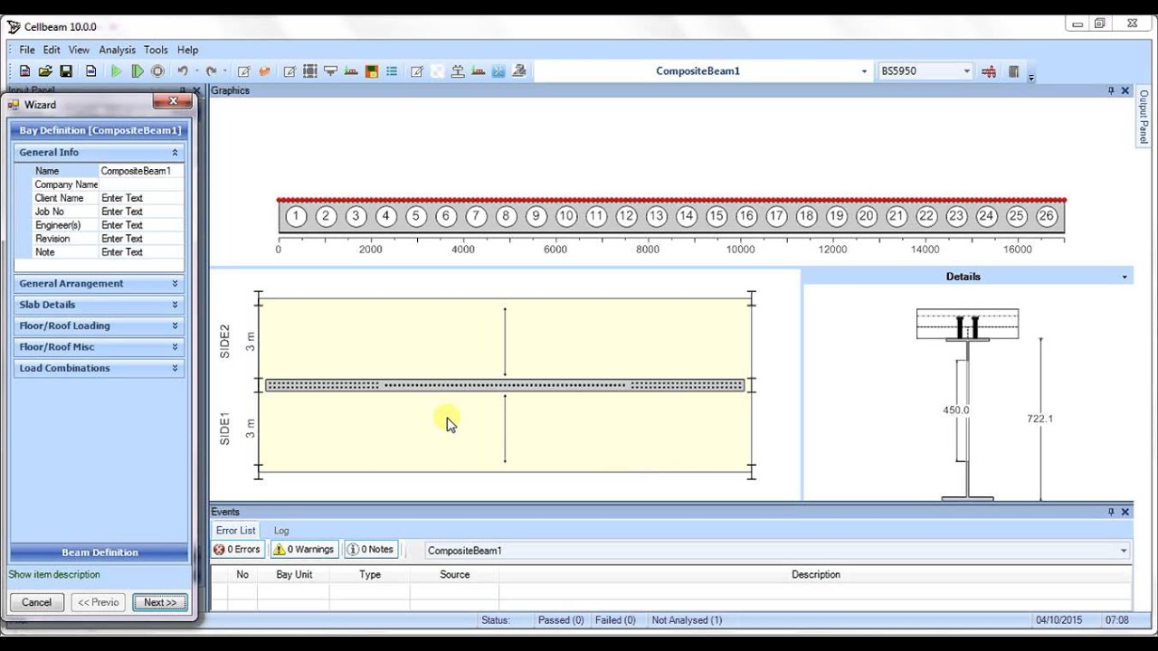 Ceate a new 'Cellbeam' project - YouTube