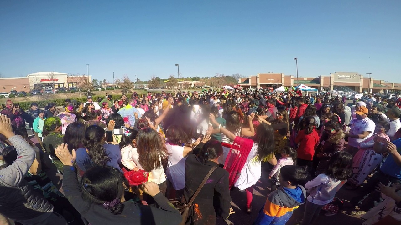 Walmart & NC DOC Holi 2017 - Morrisville NC - YouTube