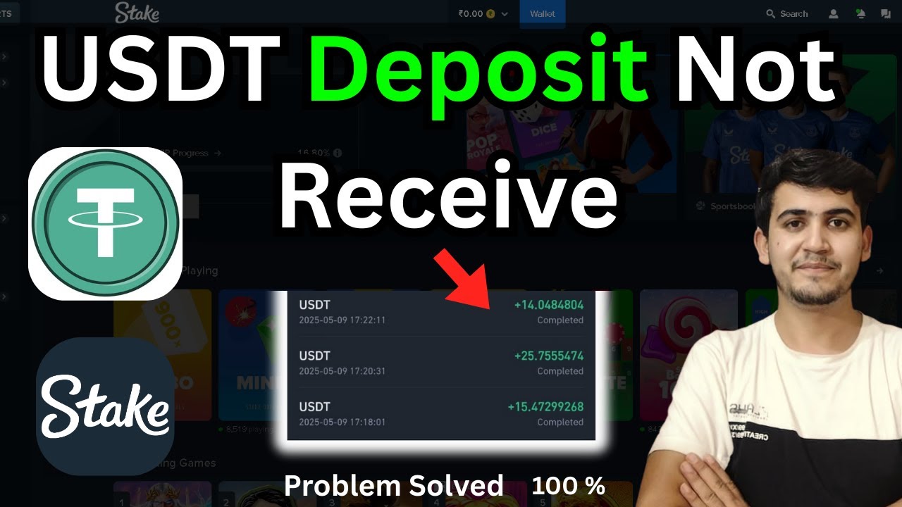 Stake USDT Deposit Pending Problem Solved. Stake USDT Deposit Not Come ...