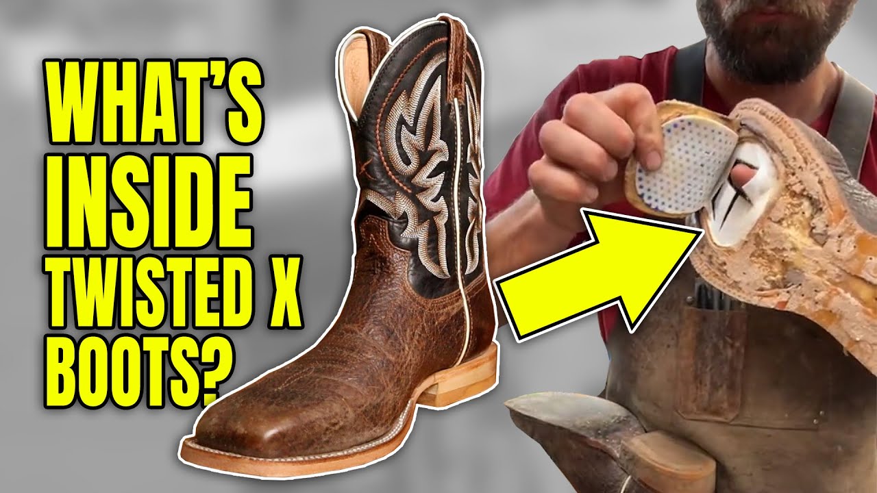 WHAT THE HECK is inside Twisted X Boots?! (feat Siller's Boot & Shoe ...