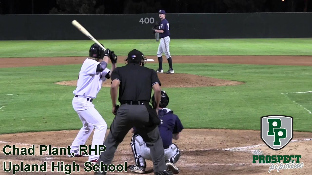 Chad Plant, Brewers Scout Team (Upland HS), Pitch of the Day - YouTube