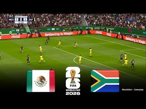 MEXICO vs SOUTH AFRICA Live | FIFA World Cup 2026 | 11 June 2026 |Simulation PES 2021 Gameplay