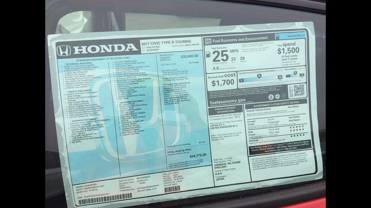 Dealer Markups for Civic Type R: How to Respond - YouTube