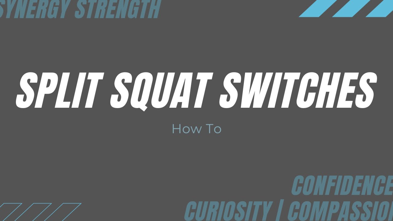 How To | Split Squat Switches - YouTube