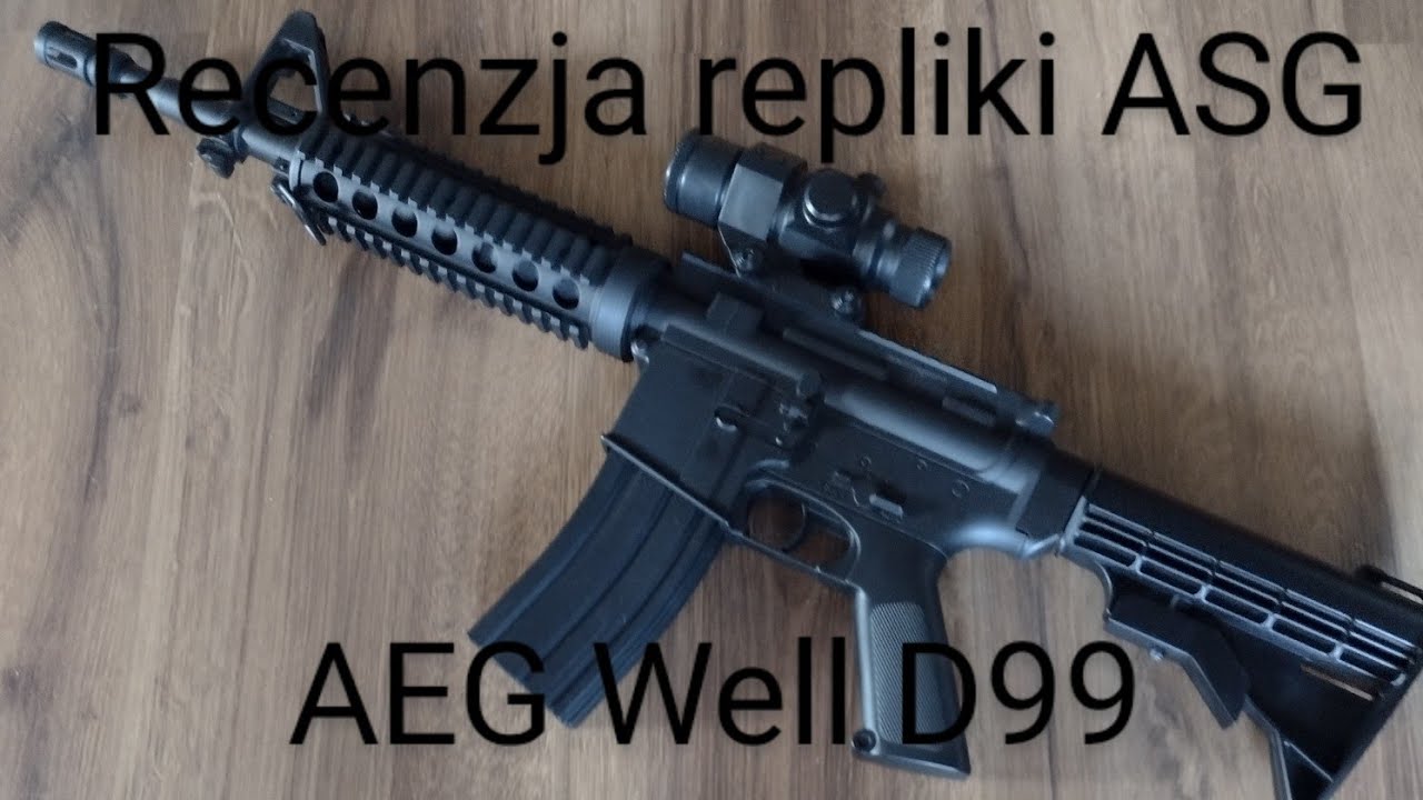 Recenzja repliki ASG AEG Well D99 - YouTube