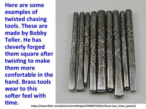 Chasing tool length and how to hold chasing tools - YouTube