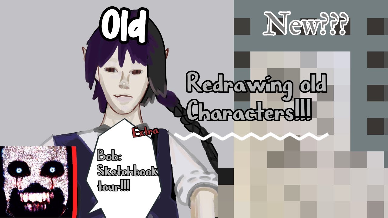 Redrawing My Old Cringe Characters : Glow-Up or Disaster?! - YouTube