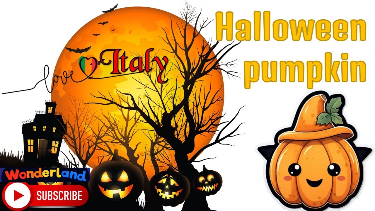Halloween Pumpkin Rome in Italy 🇮🇹 WonderLand - YouTube