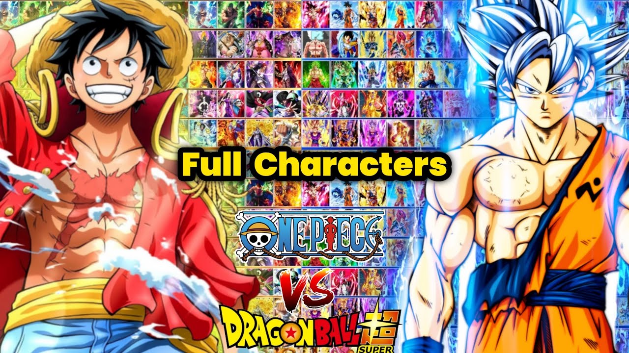 One Piece VS Dragon Ball Mugen Watch Mode Full Characters Game Android ...