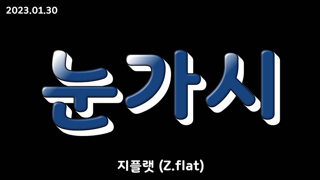 지플랫 (Z.flat) - 눈가시 - YouTube