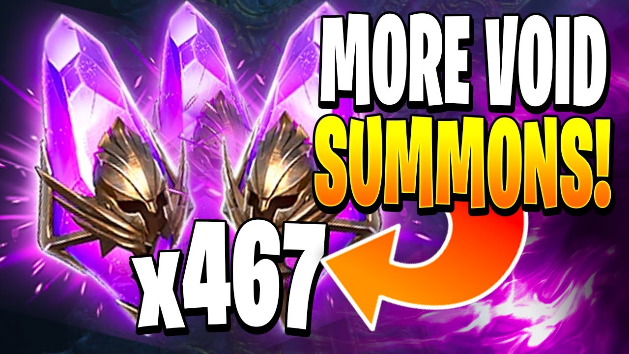 Pulling 467 MORE Void Shards for 2x Voids (Raid: Shadow Legends) - YouTube