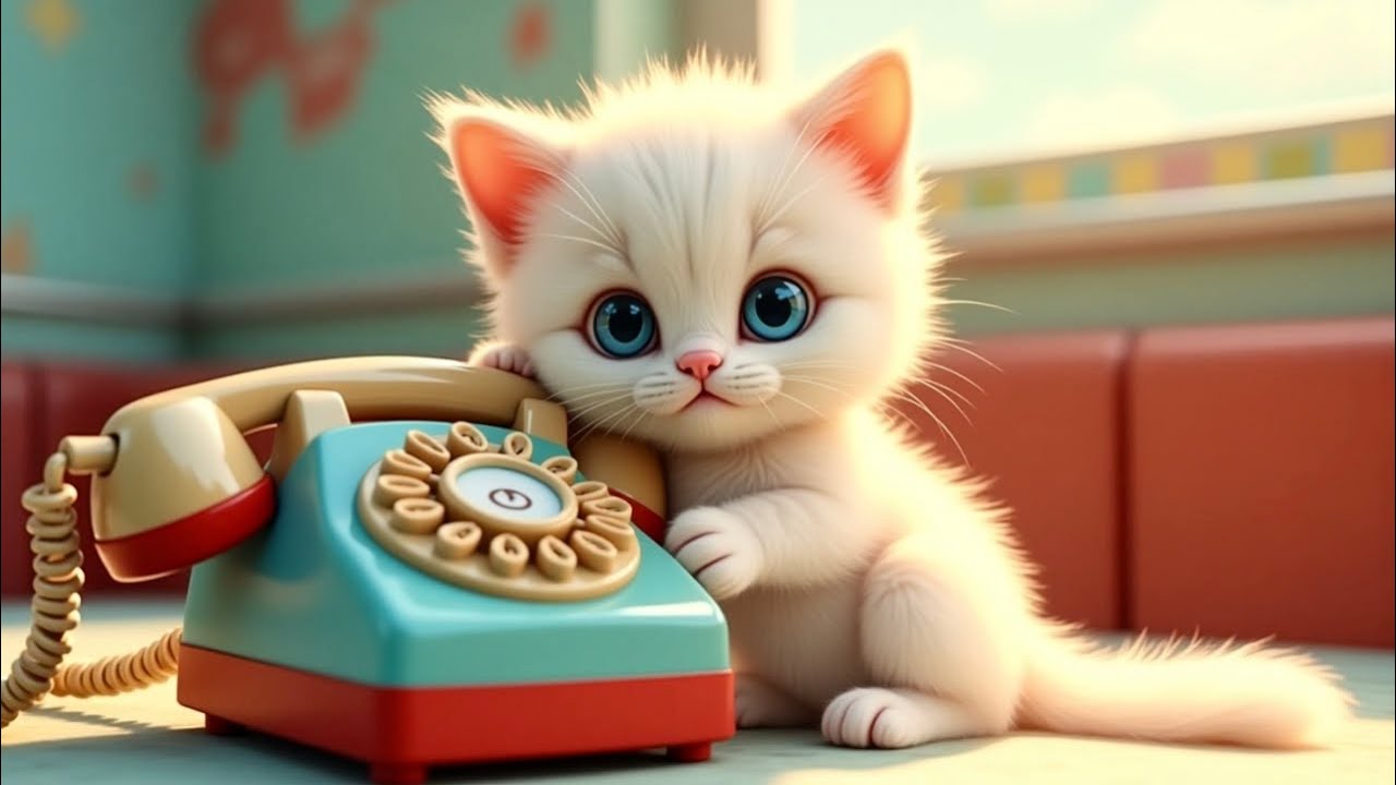 🇺🇸📞 Cute Talking Kitten Calls Mom – Funniest AI Cat Ever! 🐾 - YouTube