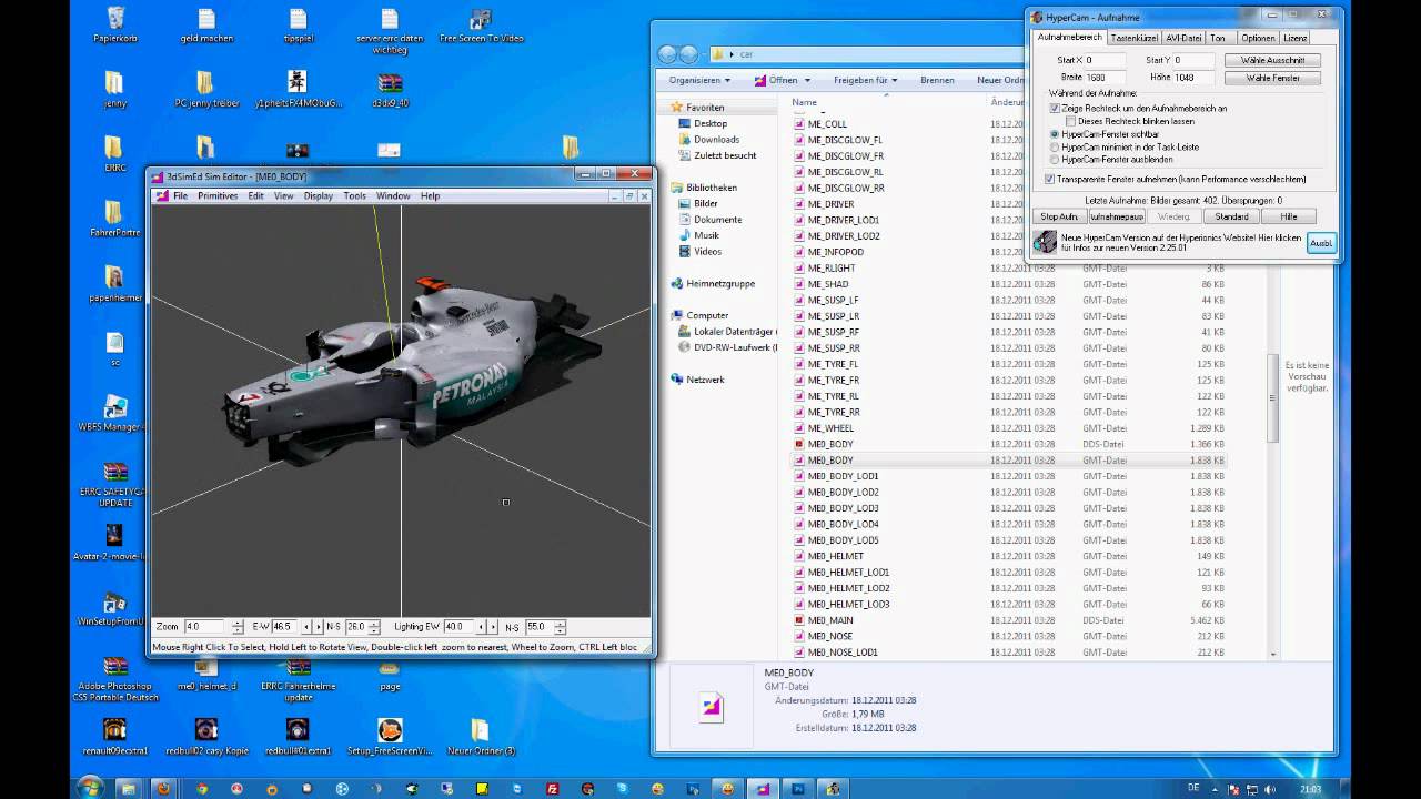 How to add textures to rfactor in 3dsimed - palmlasopa