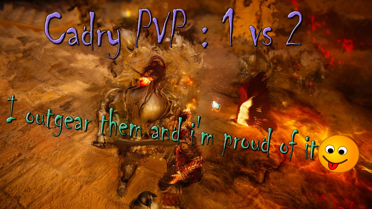 Black Desert Online - Cadry Ruins PVP : 1 vs 2 ... feels good to ...