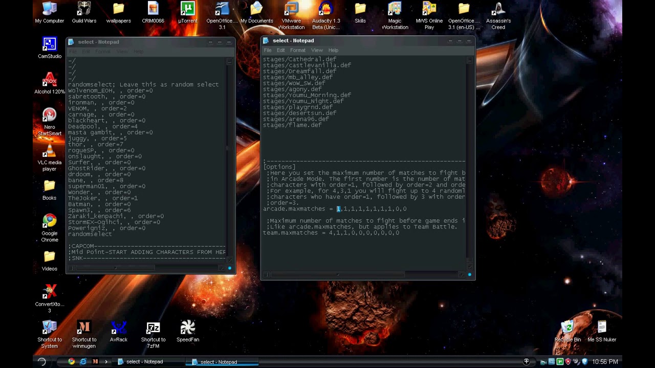 [MUGEN tutorial] How to set up the arcade order properly @MUGENARCHIVE
