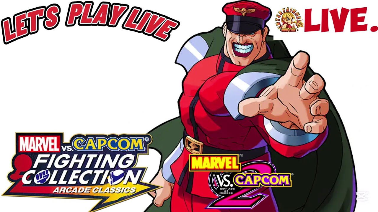 Let's play live on PS4 - Marvel vs Capcom 2/M.BISON - YouTube