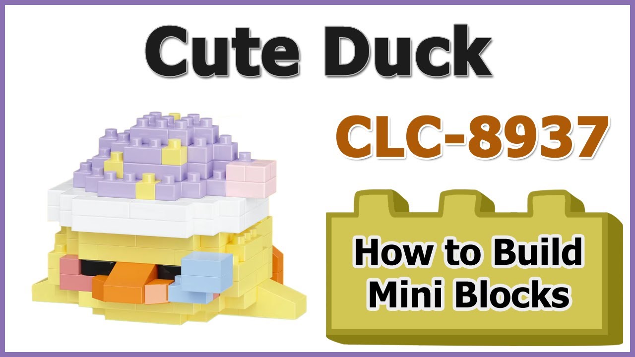 How to Build Mini Blocks Good Duck CLC-8937 Review Instructions ...