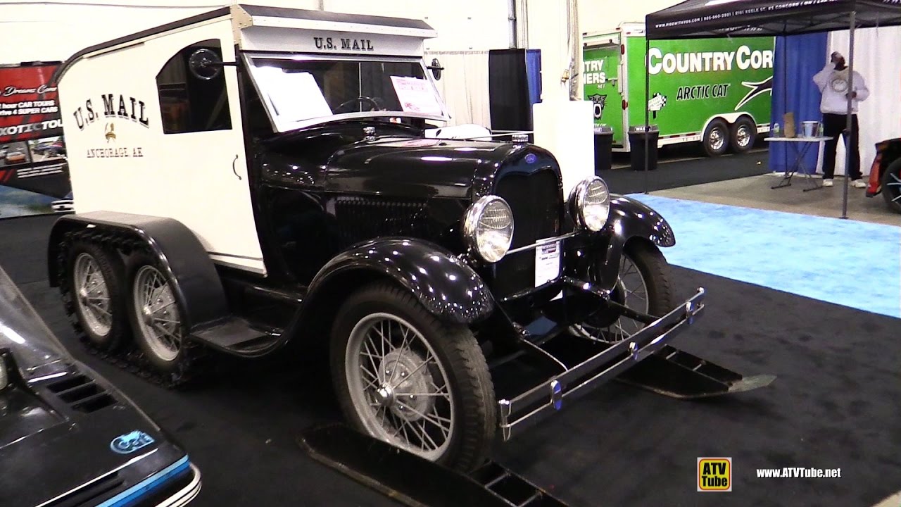 1929 Ford Model A Snow Cat US Mail Vehicle - Walkaround - 2016 Toronto ...