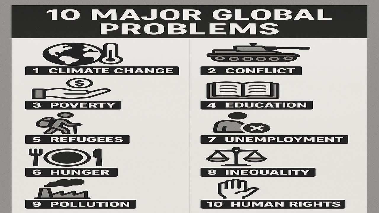 Solutions to the Top 10 Major Global Problems - YouTube
