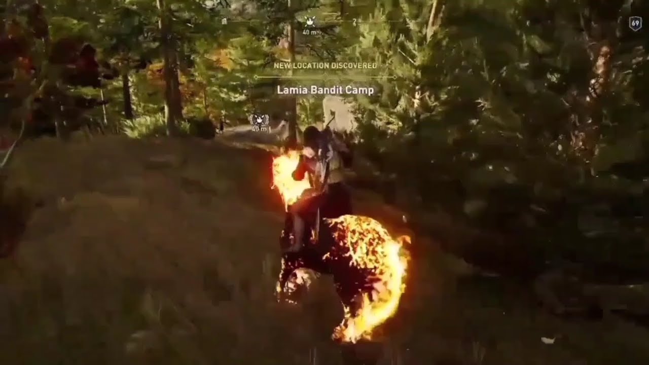 Assassin's Creed Odyssey Locations - Lamia Bandit Camp - YouTube