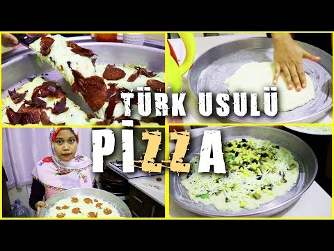 TÜRK USULÜ PİZZA YAPTIK!!! ( EL EMEĞİ GÖZ NURU)