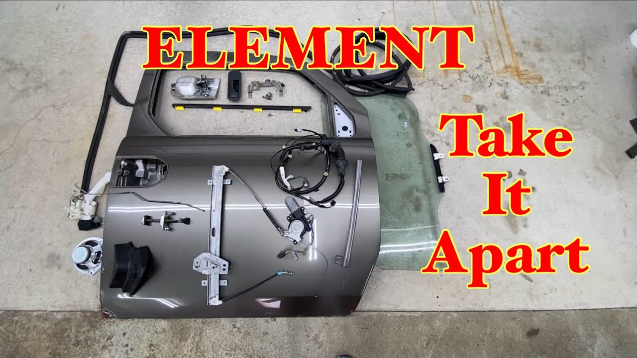 Honda Element door repair - YouTube