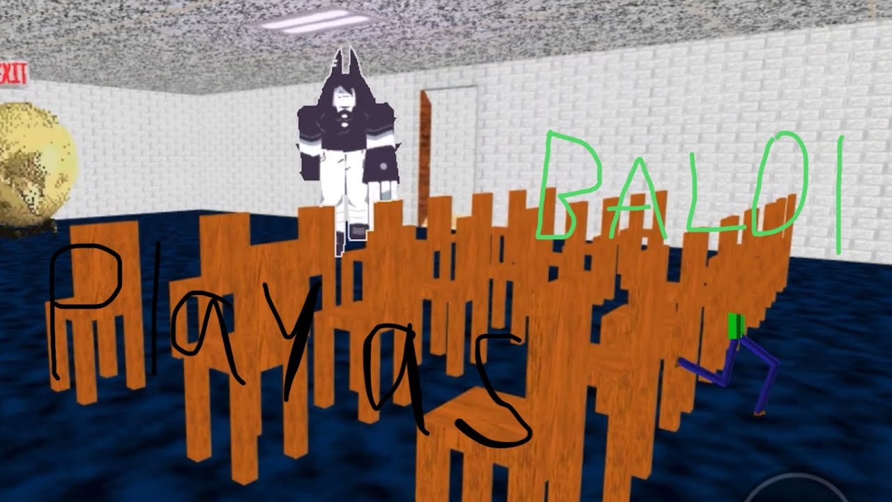 Playing as baldi in roblox (play as baldi) - YouTube