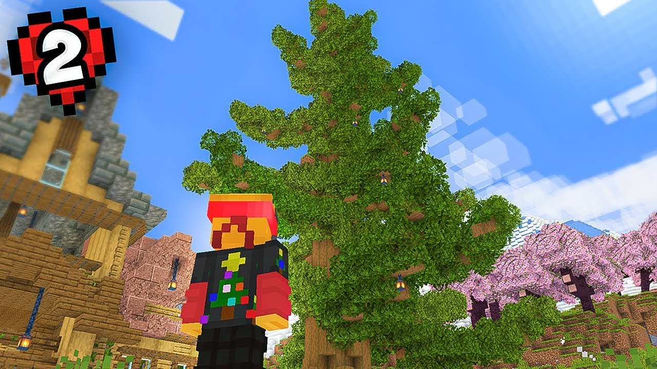 Am Construit Un Brad de CRACIUN pe Minecraft Hardcore! - YouTube