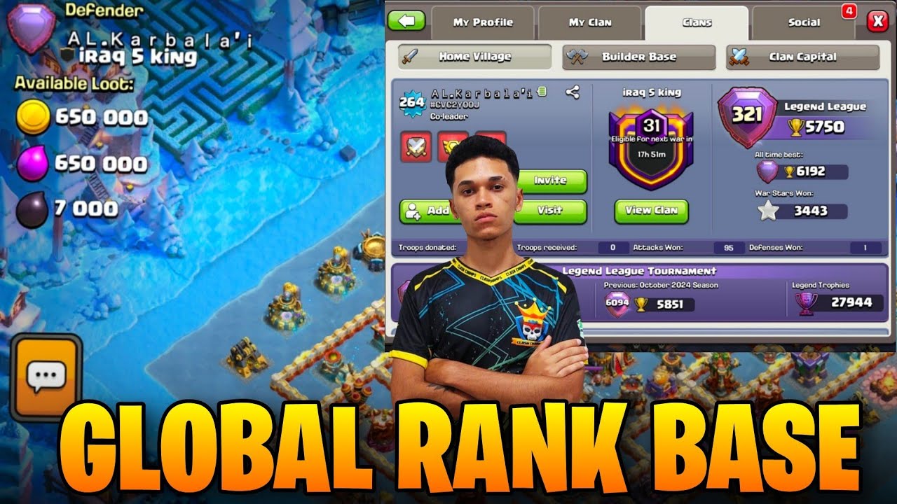 global Rank PLAYER BASE LINK with proof and my Live Legend league Hits ...