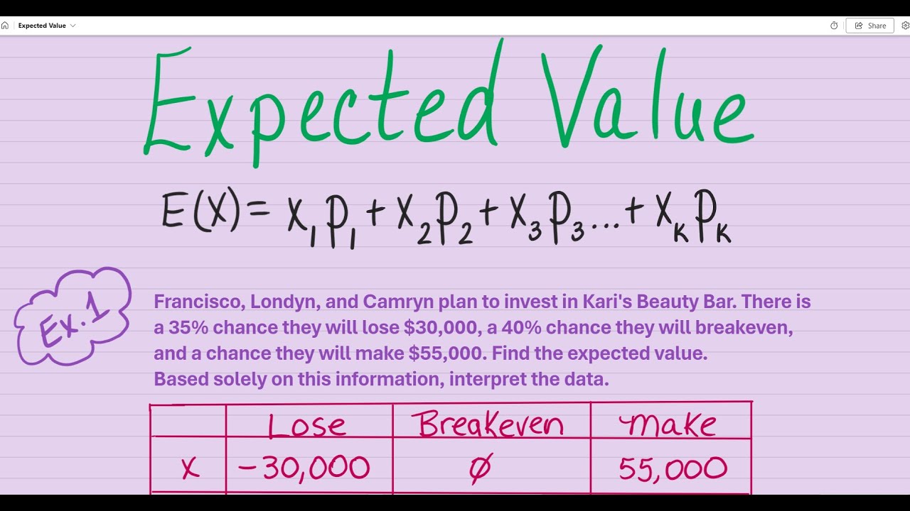 Expected Value - YouTube