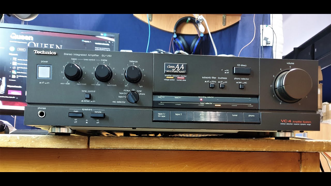 TECHNICS SU V60 HIGH END ERŐSÍTŐ ÚJSZERŰ ELADÓ! - YouTube